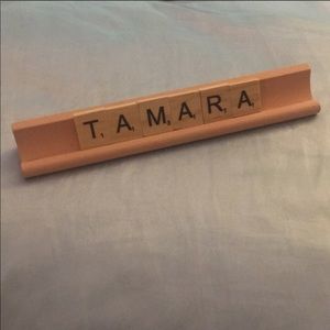 Accessories | Scrabble Tile Name Plates | Poshmark